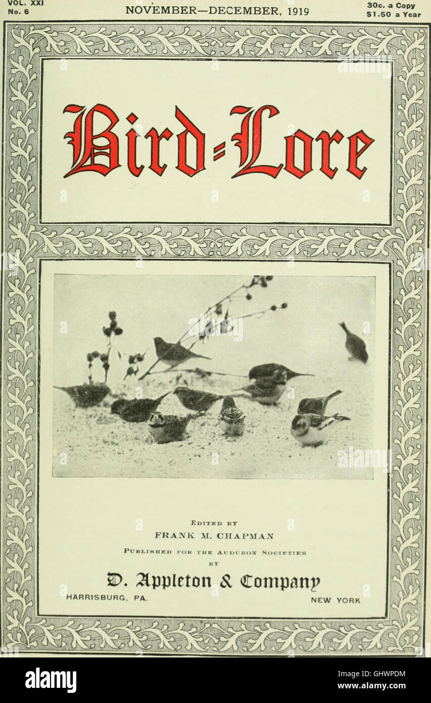 A 1919 publication dedicated to the study of birds, offering insights ...