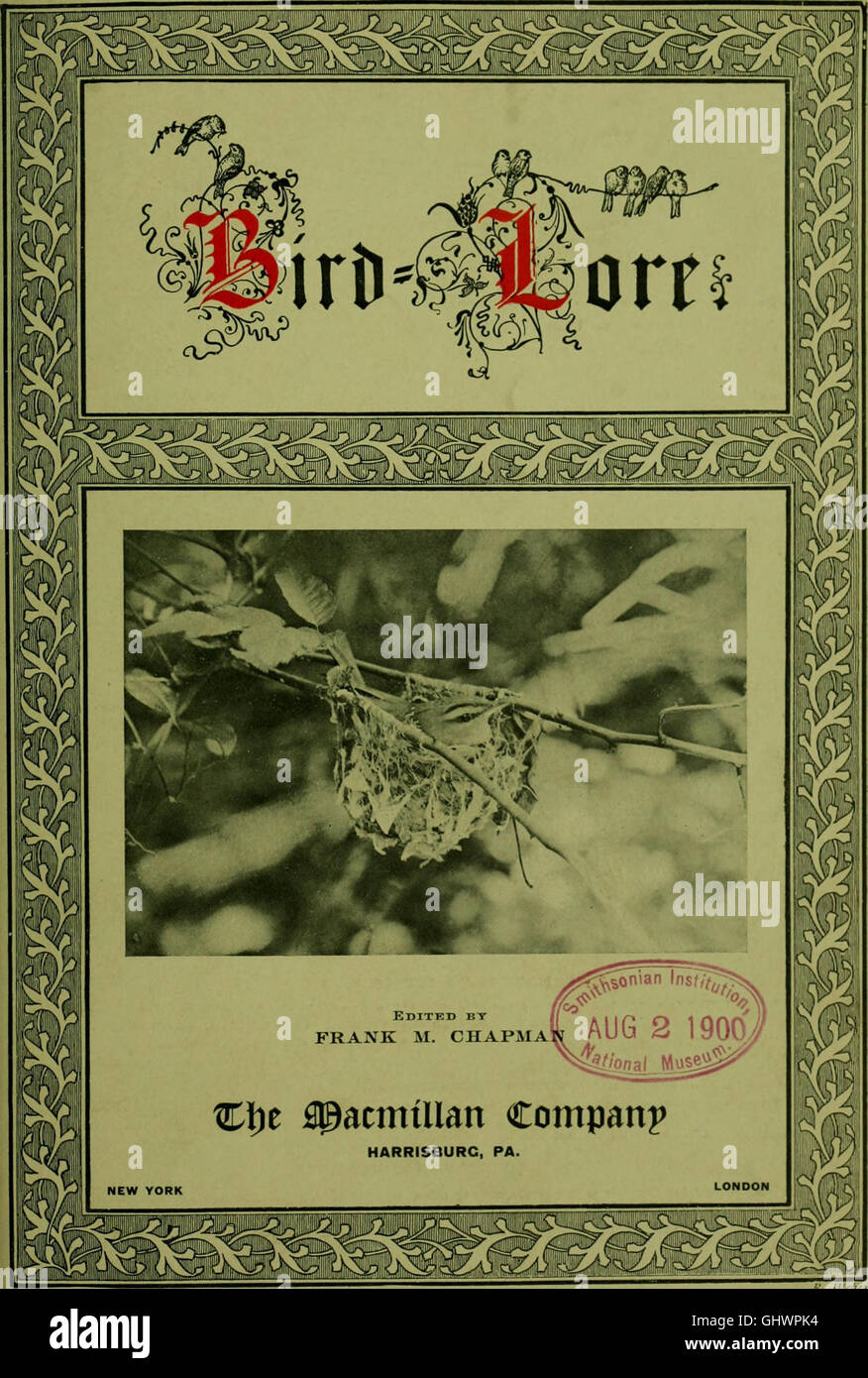 A 1900 publication on bird lore, providing insights into the behavior ...