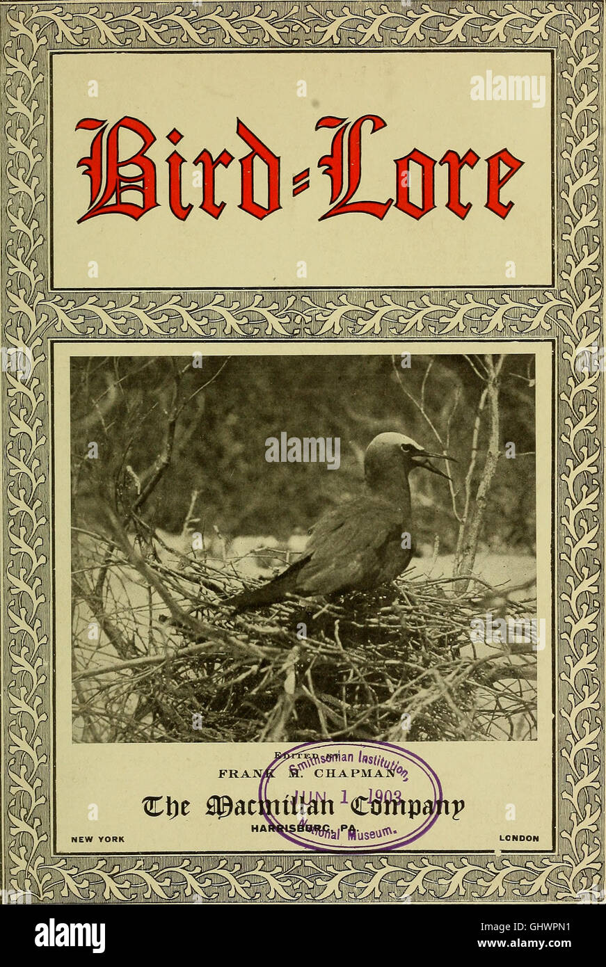 'Bird Lore' (1903) is a journal focusing on bird studies, including ...