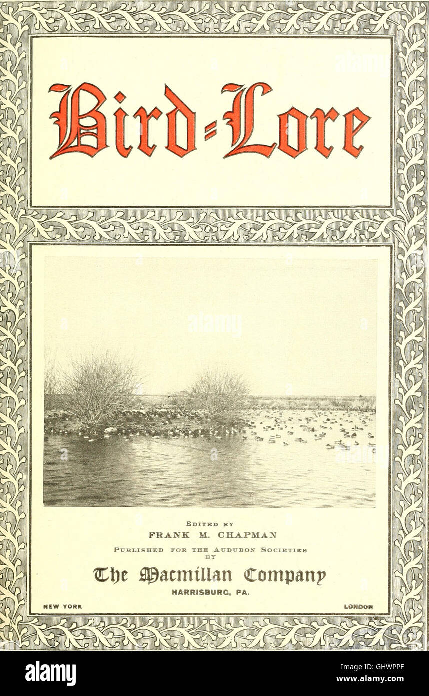 Bird lore (1906 Stock Photo - Alamy
