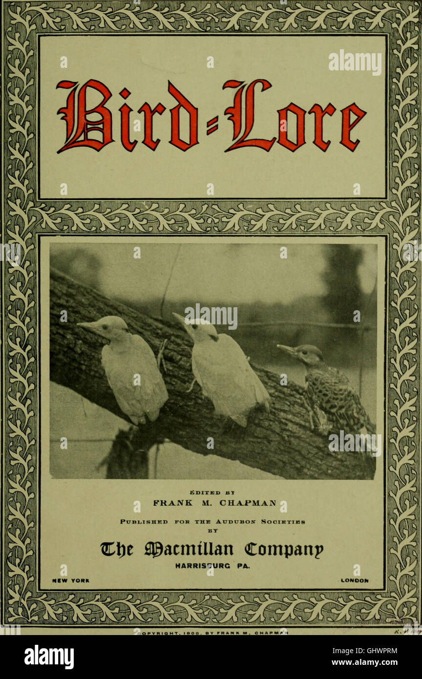 Bird Lore (1908) is a journal focusing on bird conservation, behavior ...