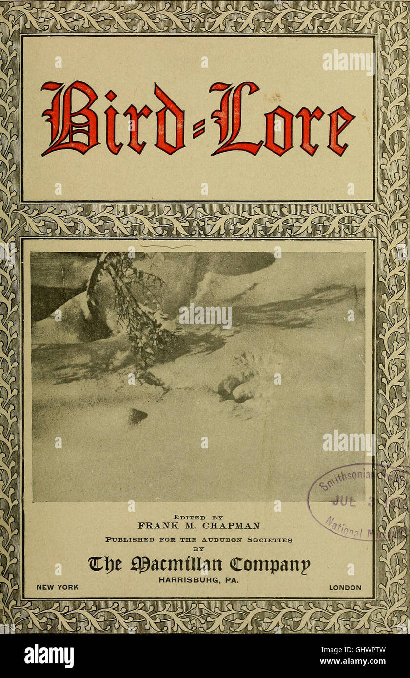 *Bird Lore* (1909) is a publication focusing on the study and ...