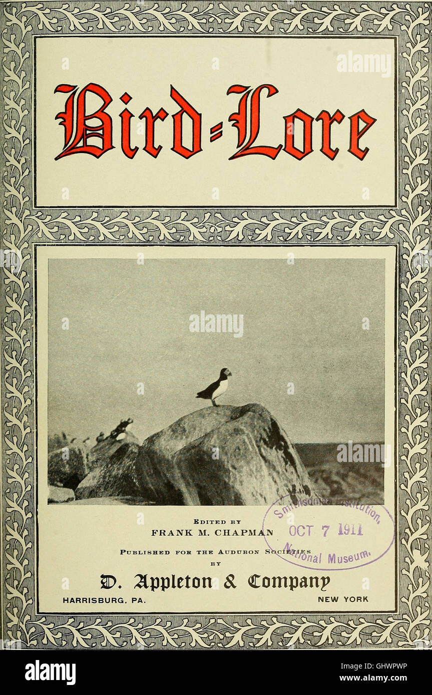 Bird lore (1911 Stock Photo - Alamy