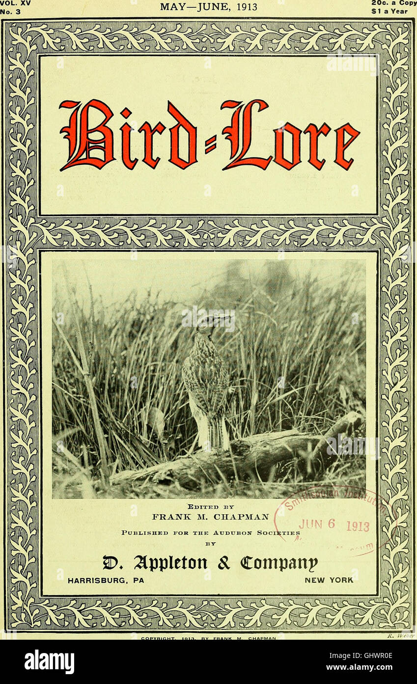 Published in 1913, this periodical focuses on bird observation ...