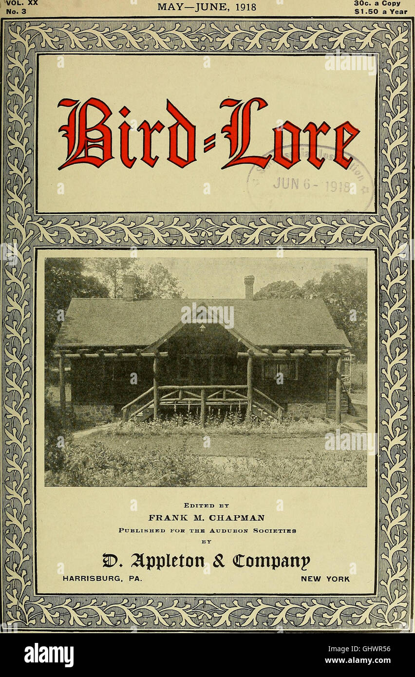 'Bird Lore' (1918) is a journal dedicated to the study of birds ...