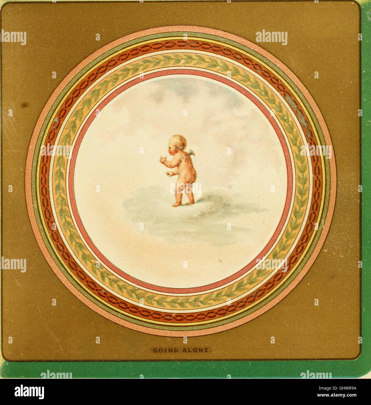 An 1885 painting depicting the mythical birth and triumph of Cupid, the ...