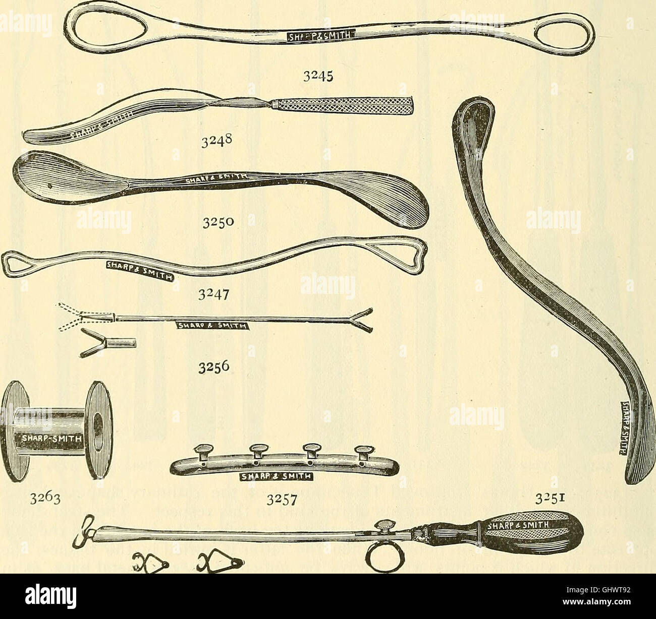 A 19th-century catalogue from Sharp and Smith, detailing their products ...