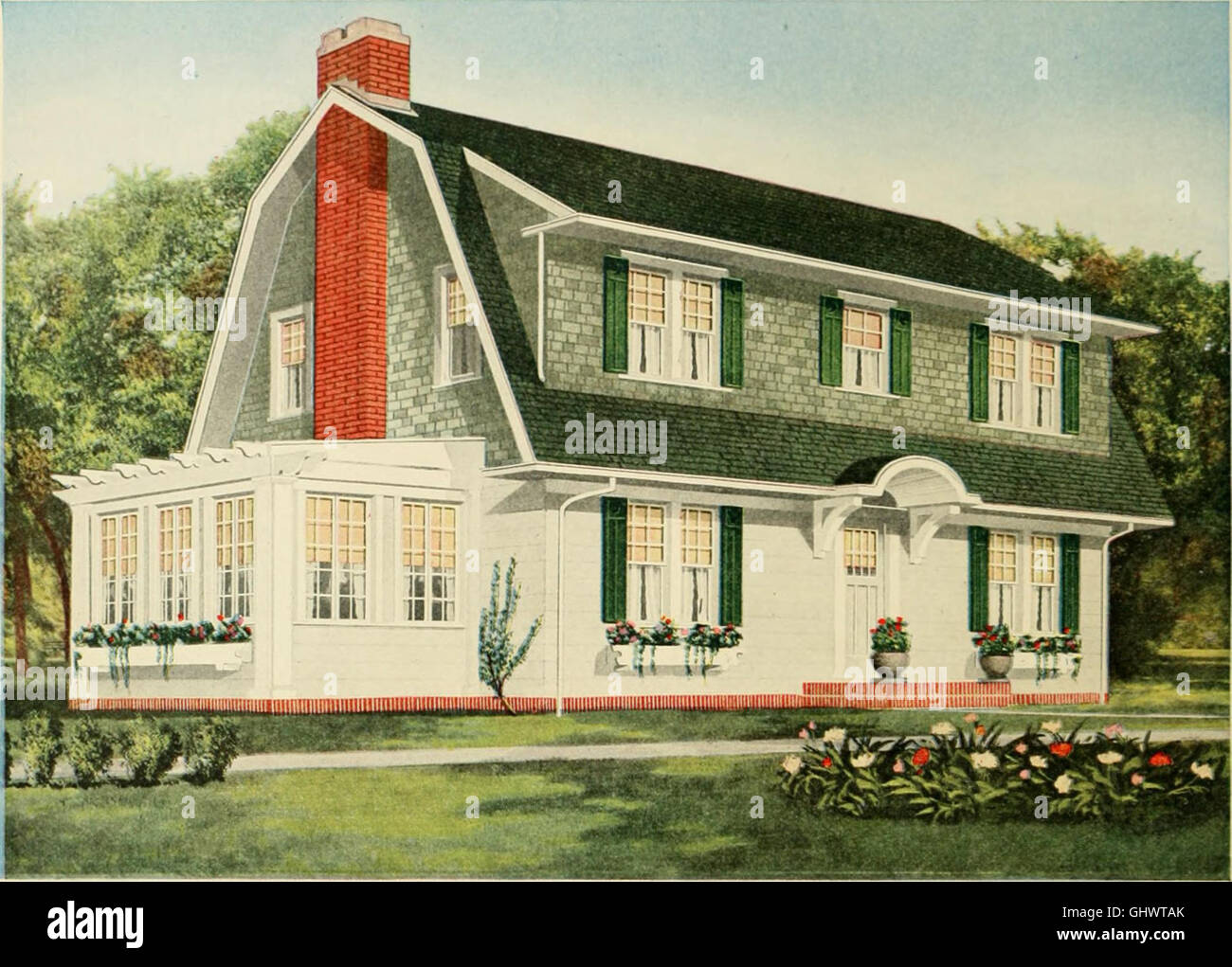 Central's Book of Homes (1920) is a guide showcasing various house ...