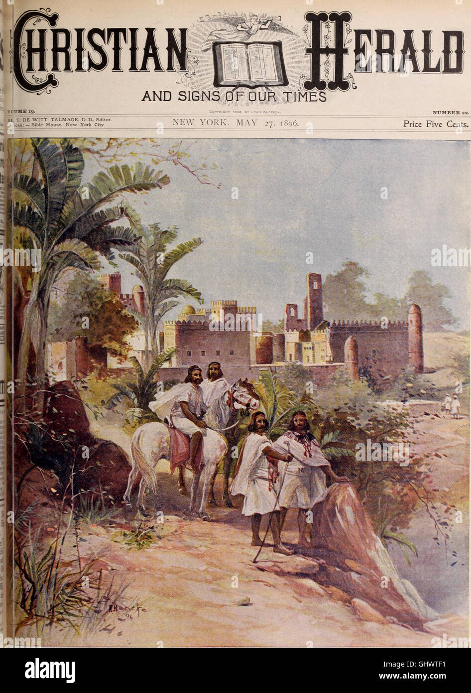 Christian herald and signs of our times (1896 Stock Photo - Alamy