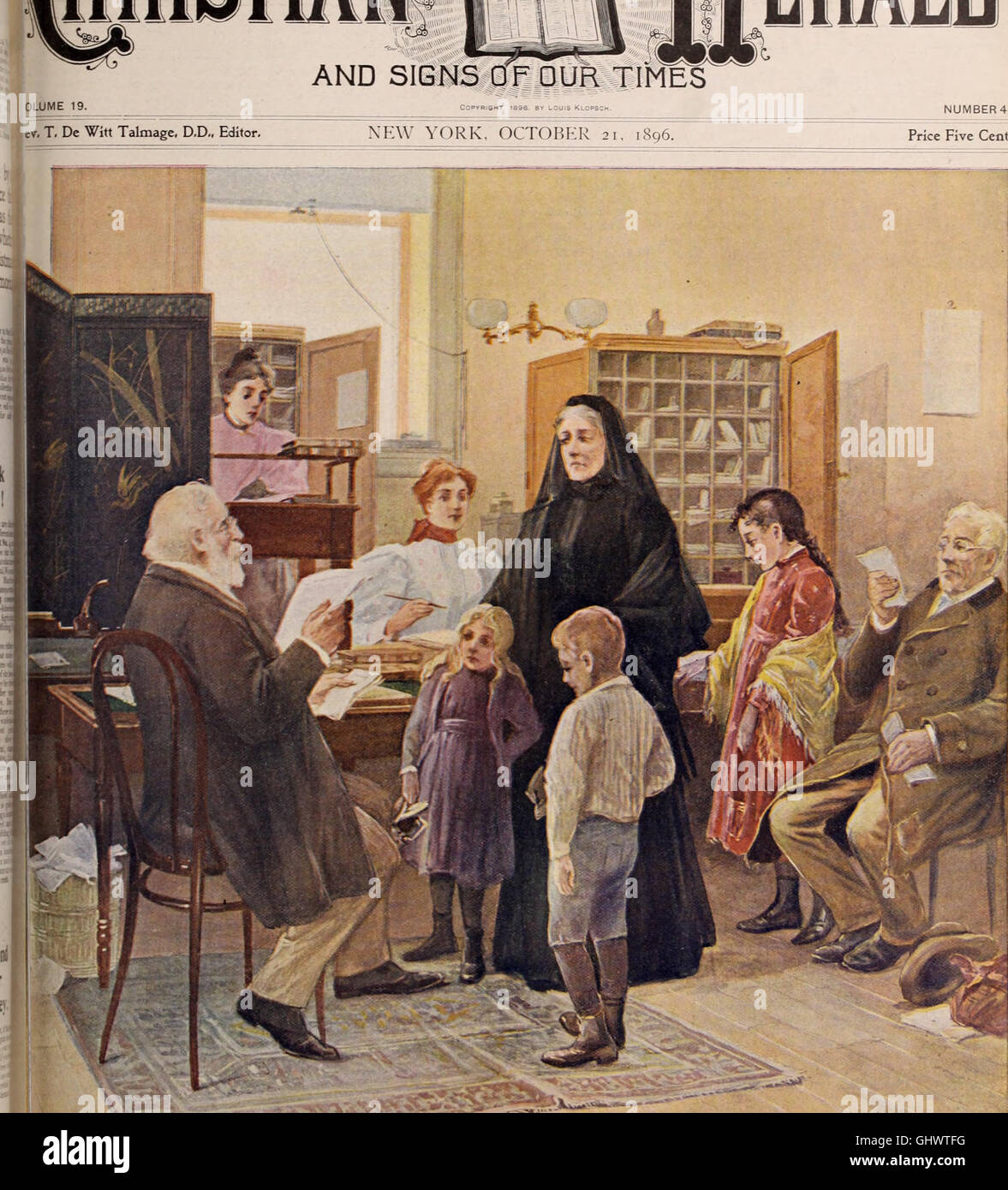 Christian herald and signs of our times (1896 Stock Photo - Alamy