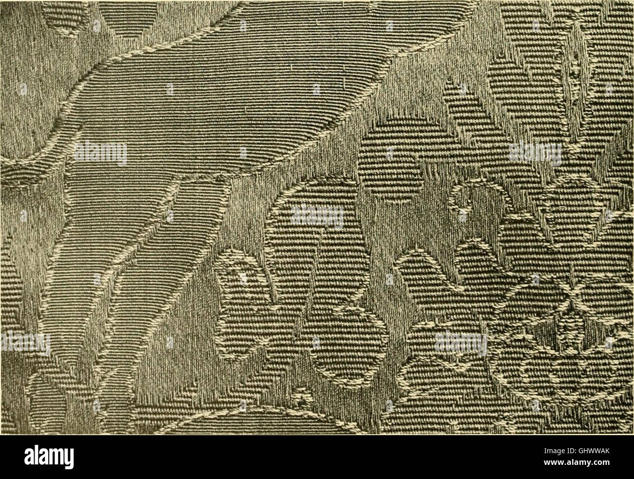 This illustrated book focuses on decorative textiles, offering detailed ...