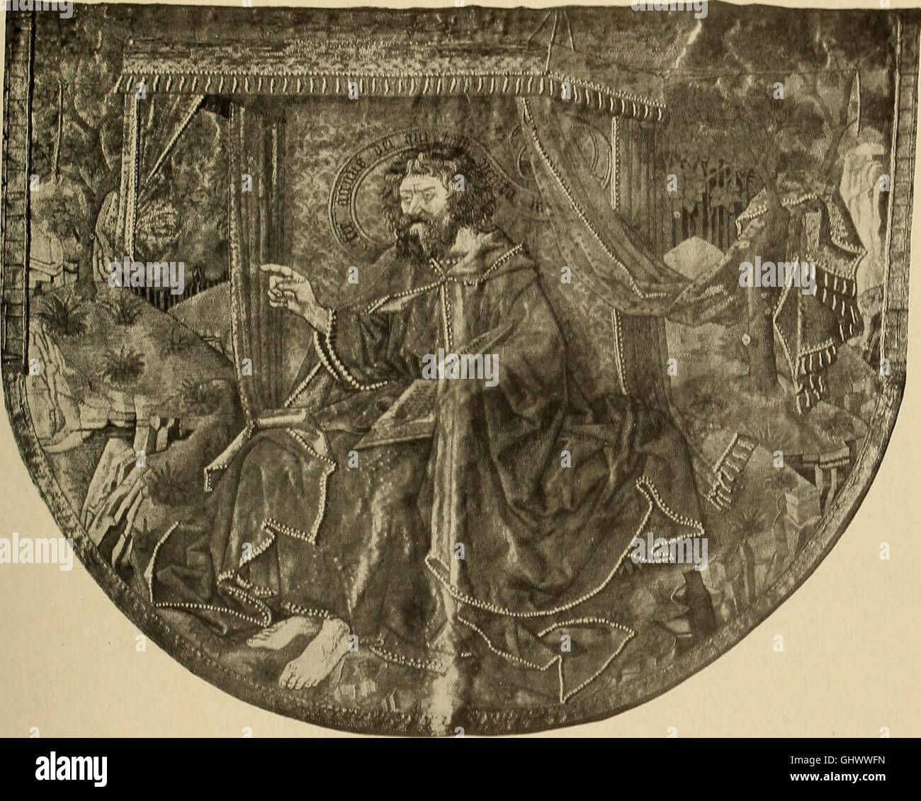 A comprehensive illustrated guide on decorative textiles, featuring ...