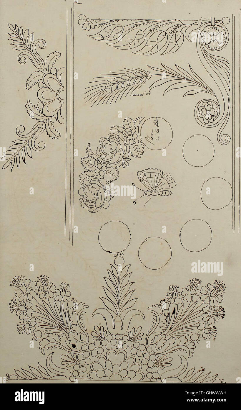 This 1793 collection features Directoire designs for textiles ...