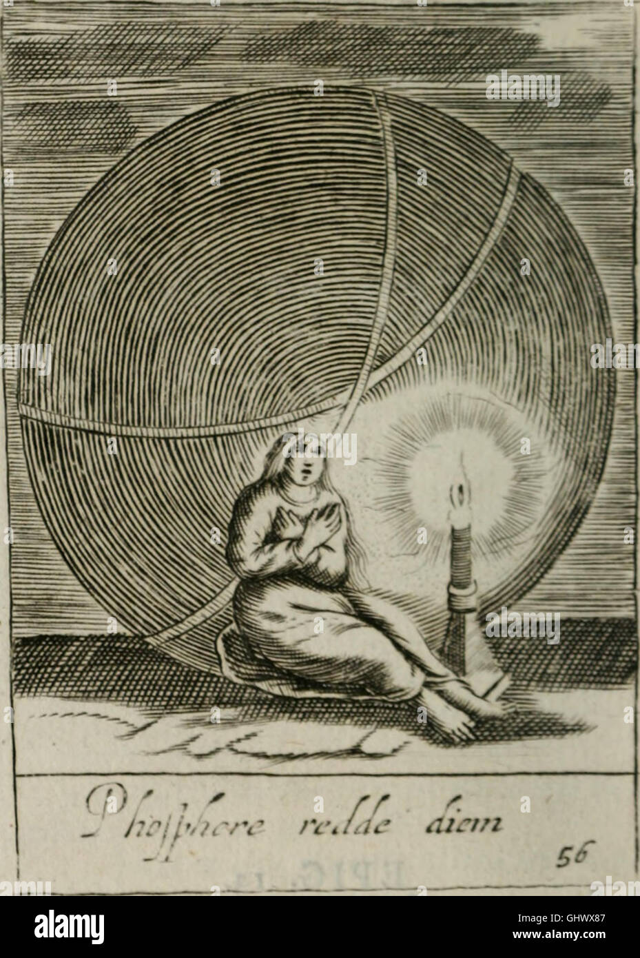 This 1736 work features divine and moral emblems alongside hieroglyphs ...