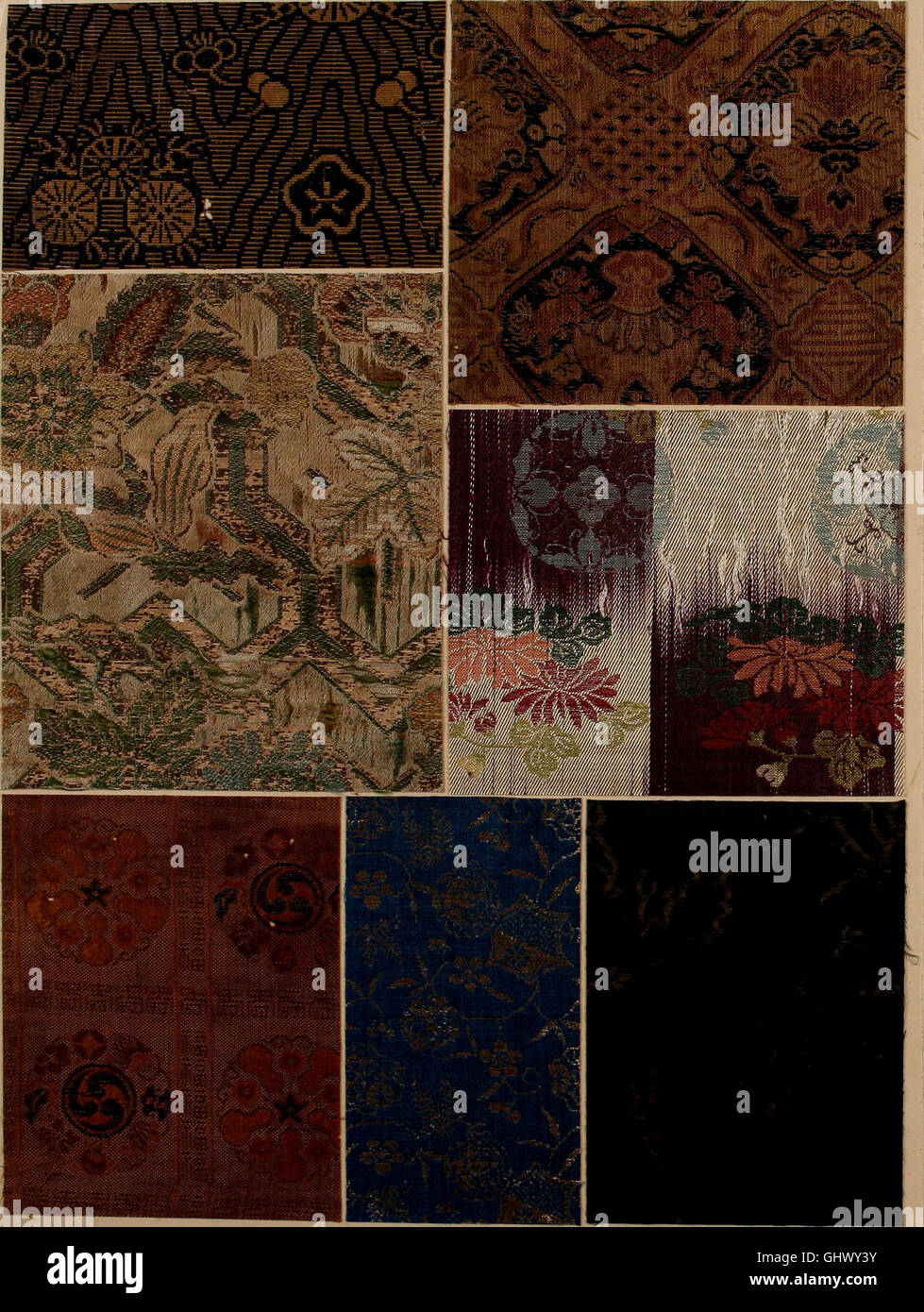 These 1700 textile samples represent traditional fabrics from the ...