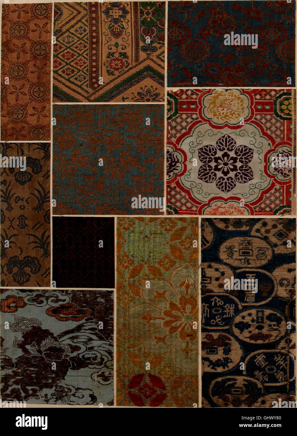 The 'Oriental Textile Samples' (1700) offers a detailed collection of ...