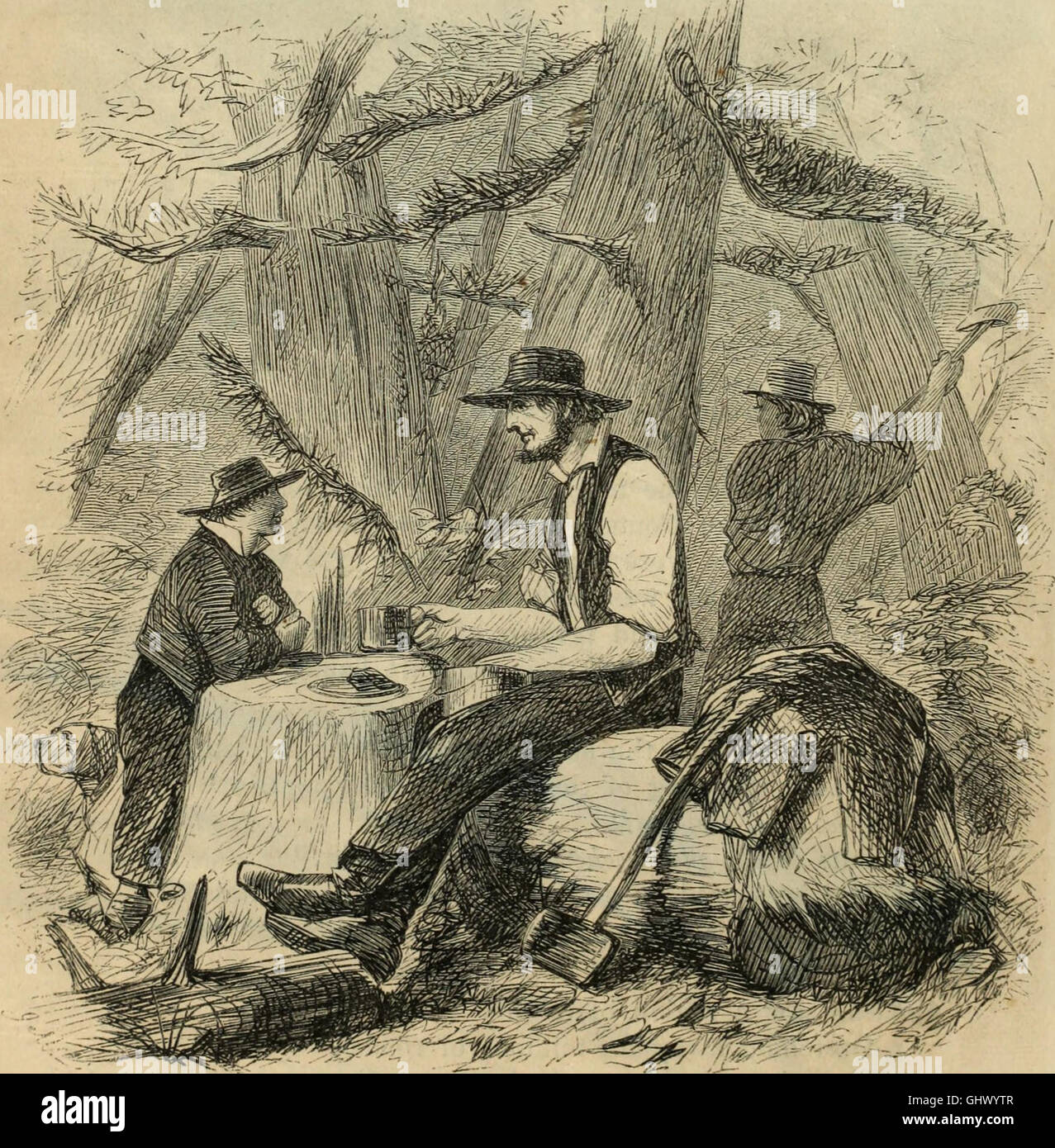 Volume 21 of 'Harper's New Monthly Magazine' (1860) features a ...