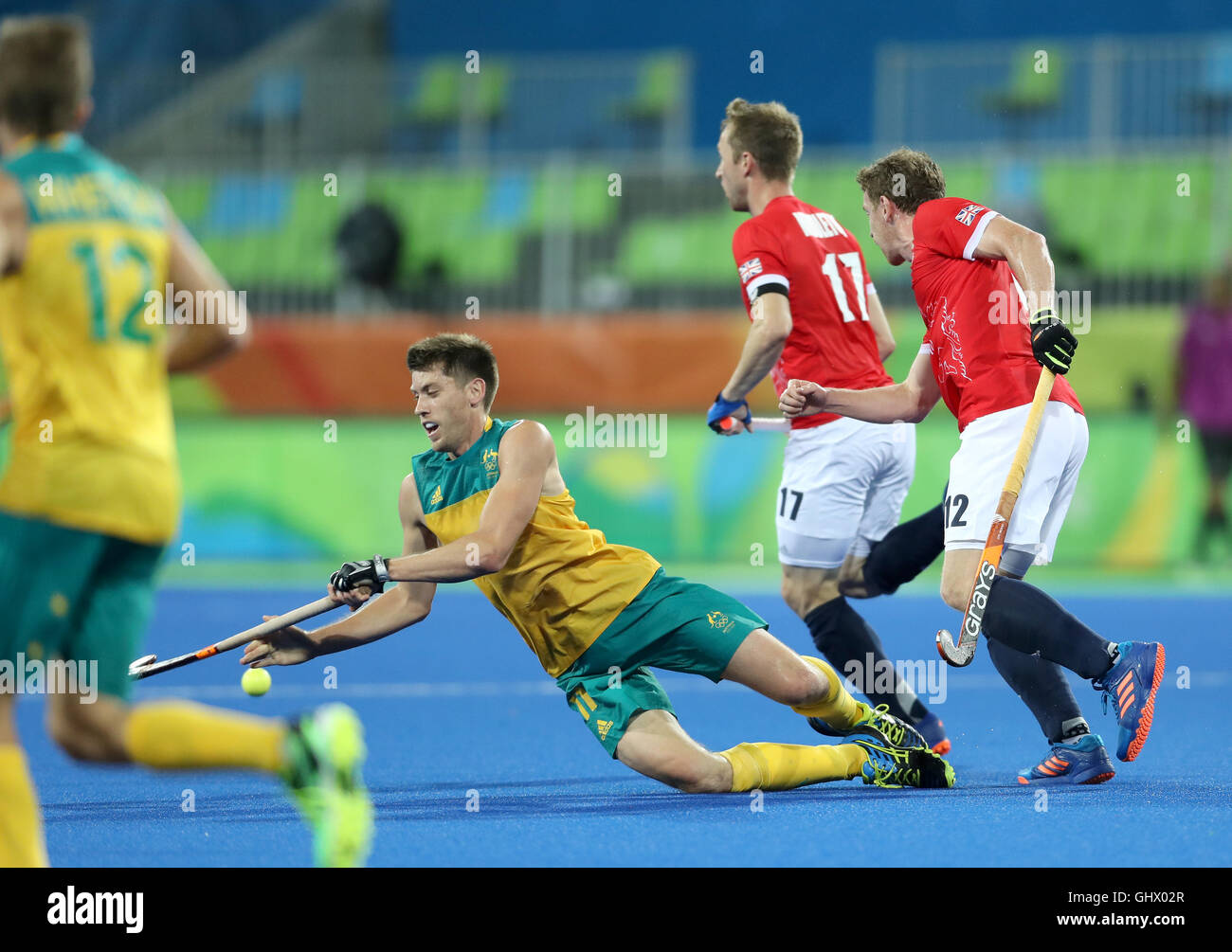 Match olympic hockey centre on fifth day rio olympic games hi-res stock ...