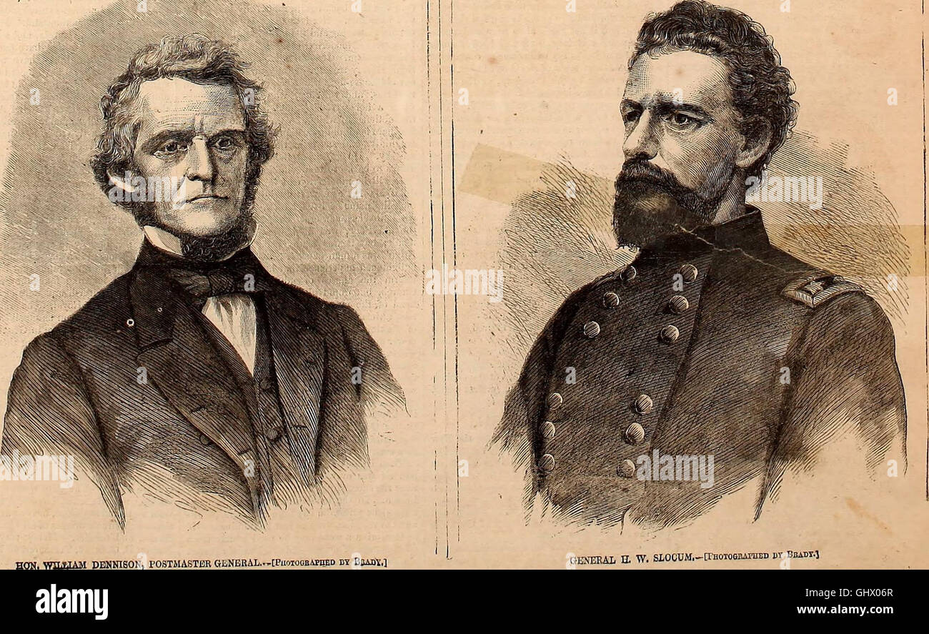 A 1865 edition of Harper's Weekly, a prominent American periodical ...