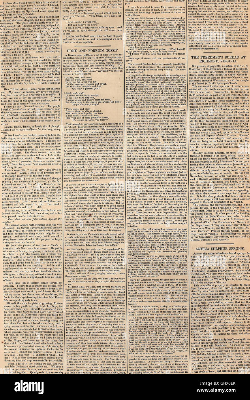 Harper's Weekly, a prominent American magazine, covers political ...