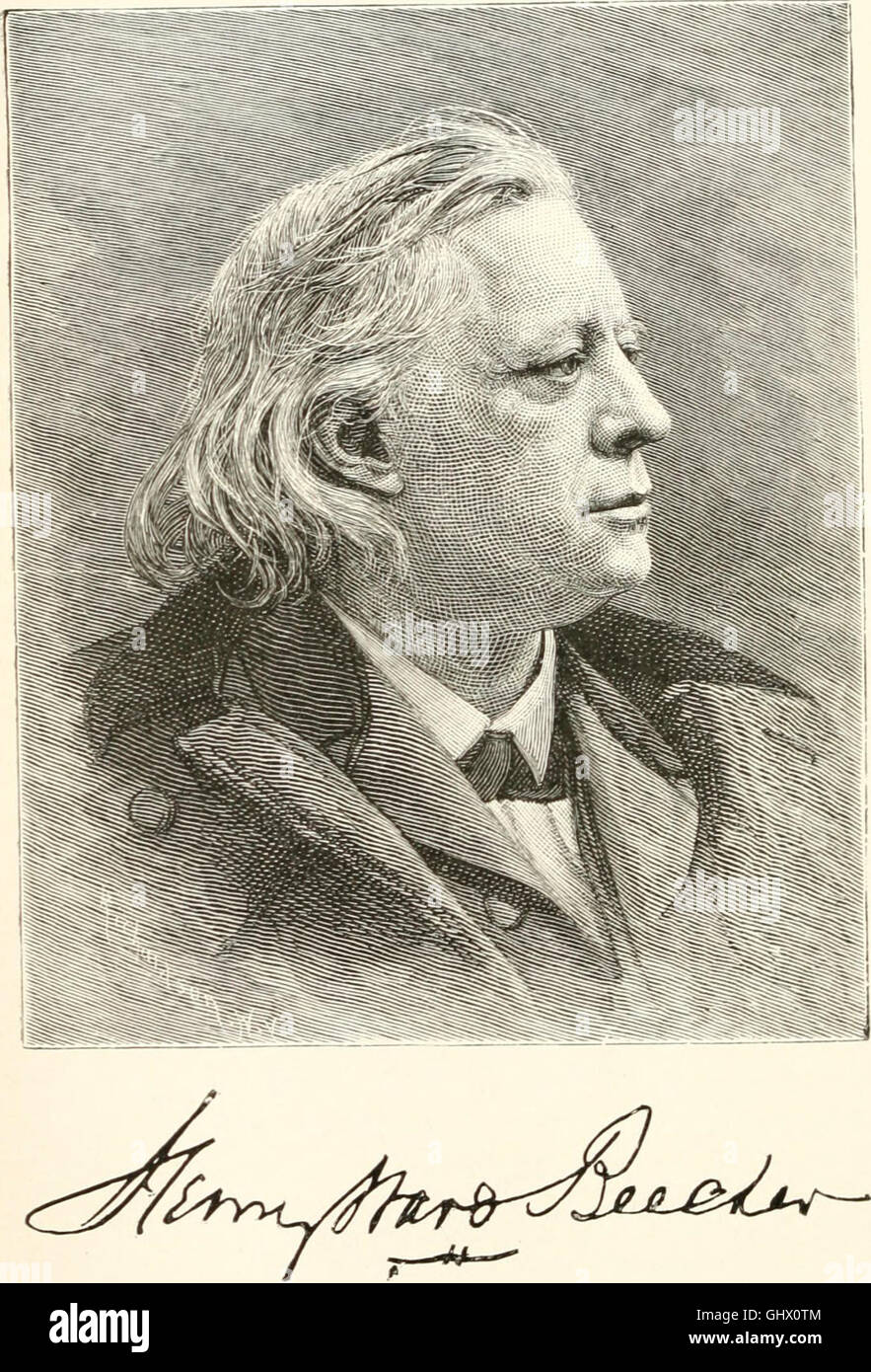 This 1887 sketch of Henry Ward Beecher's career explores his influence ...