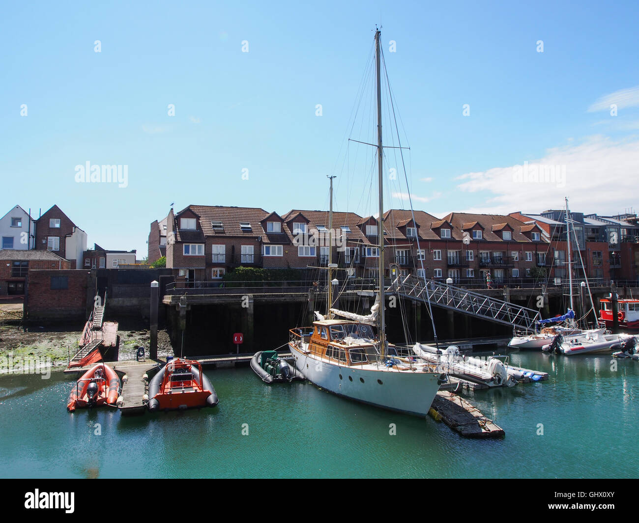 Camber Quay, Old Portsmouth, England, home to Portsmouth's inshore ...