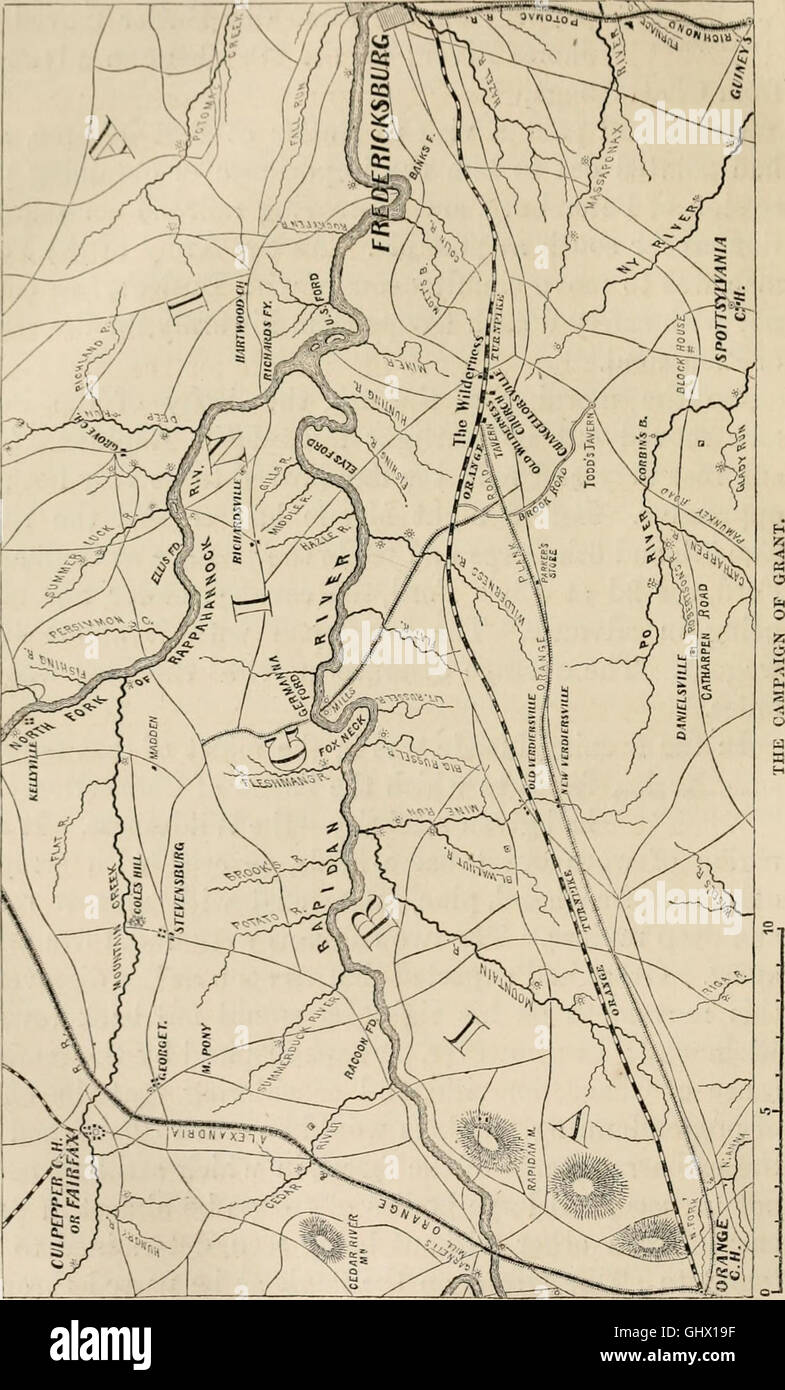 A 1873 historical account of the American Civil War, detailing the ...