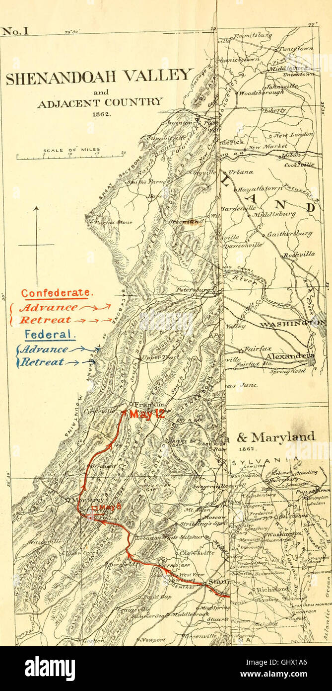 Civil war military campaigns 1861 1862 hi-res stock photography and ...
