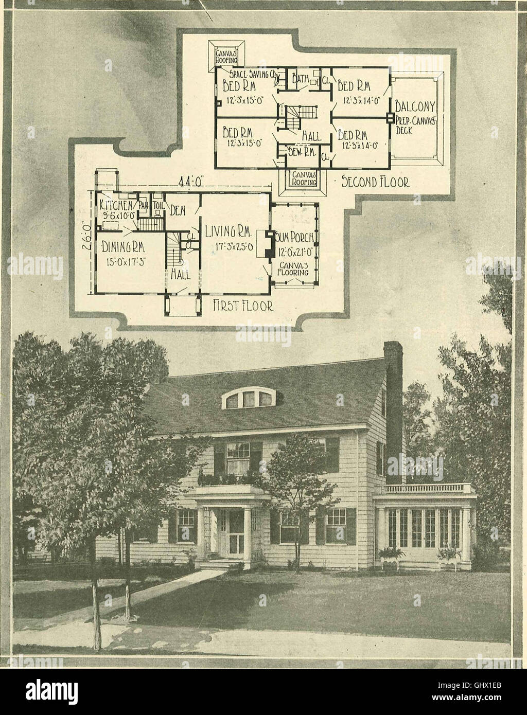 Offers a range of architectural house designs with floor plans hi-res ...