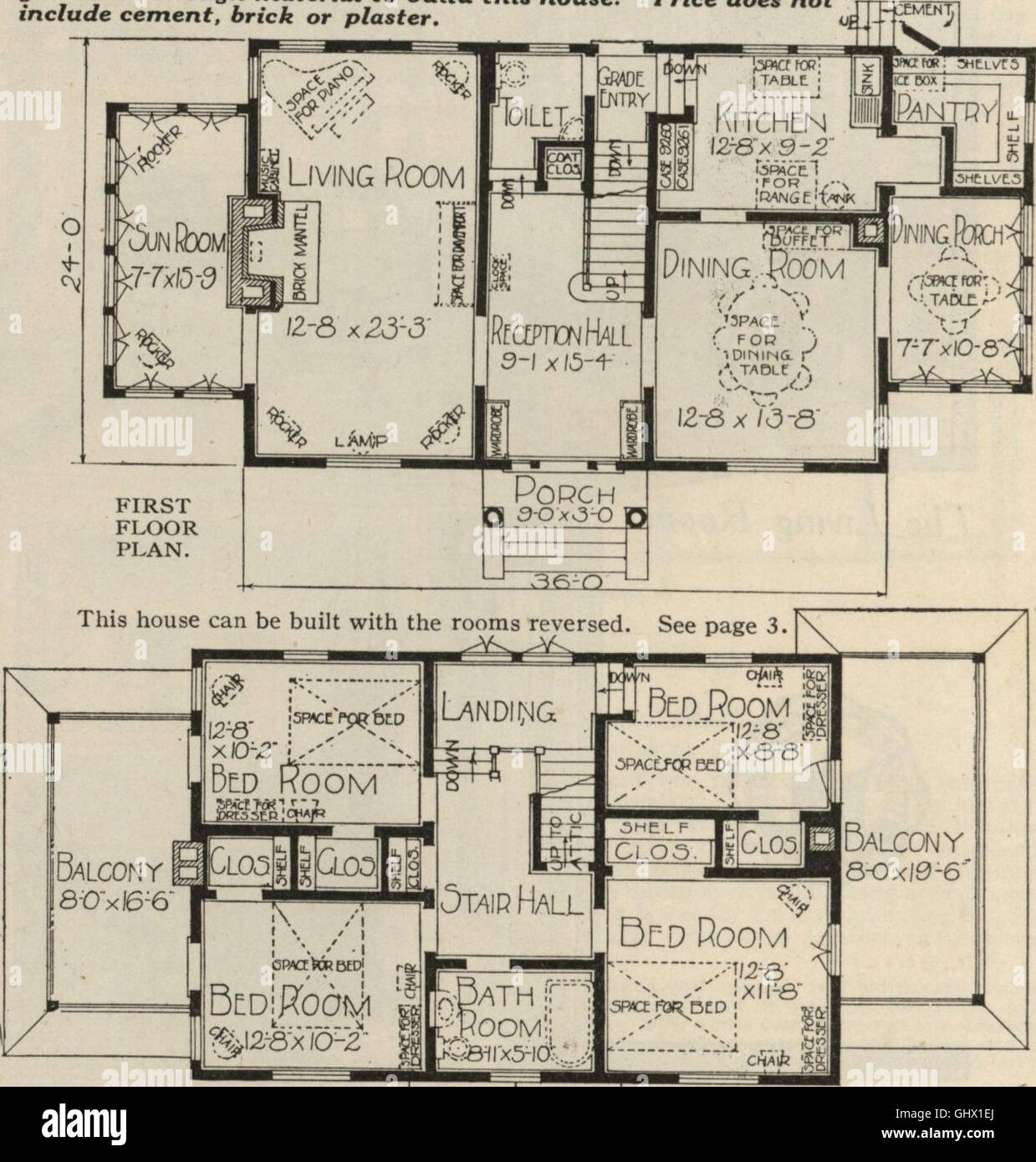 'Honor Bilt Modern Homes' (1921) presents a selection of modern house ...