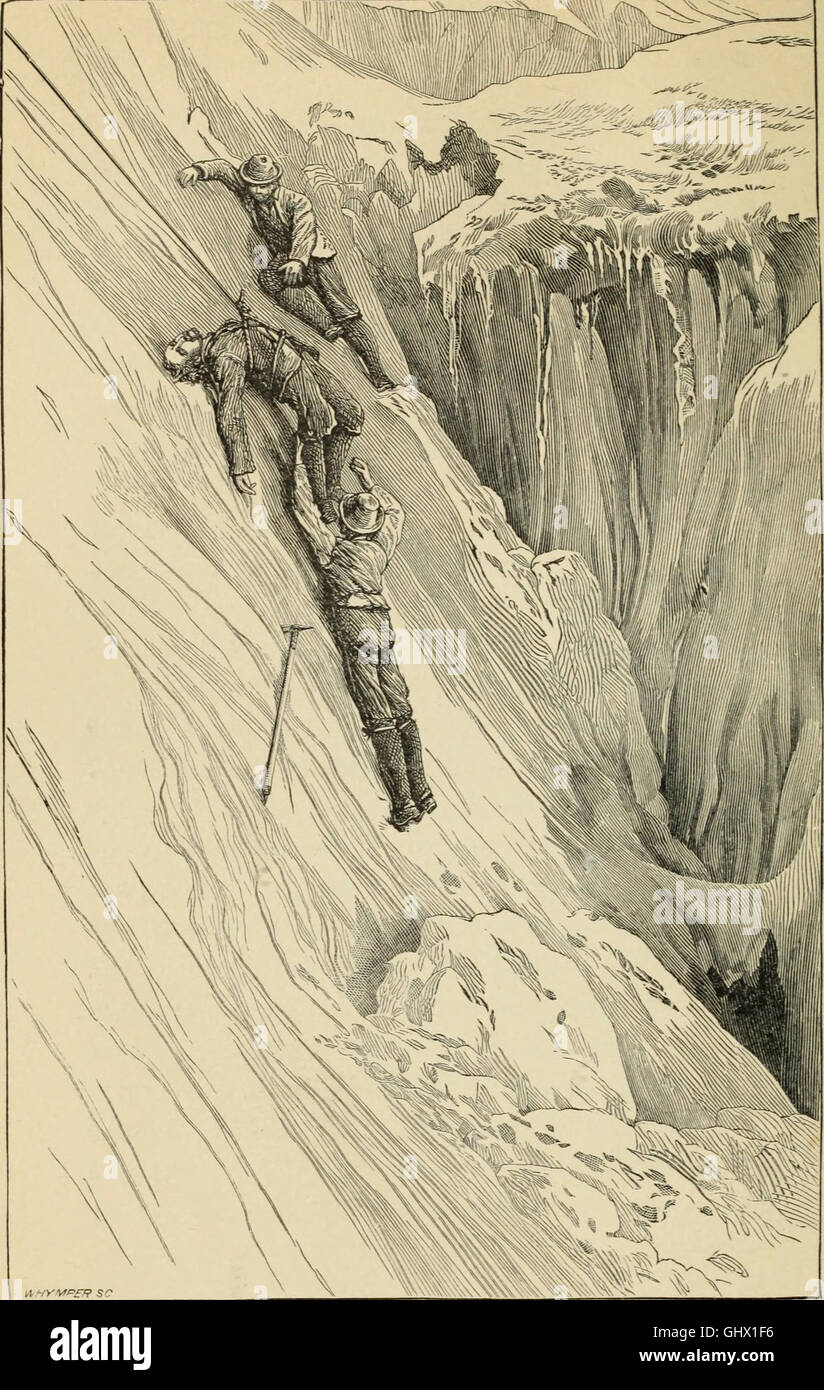 Hours of exercise in the Alps. (1896 Stock Photo - Alamy