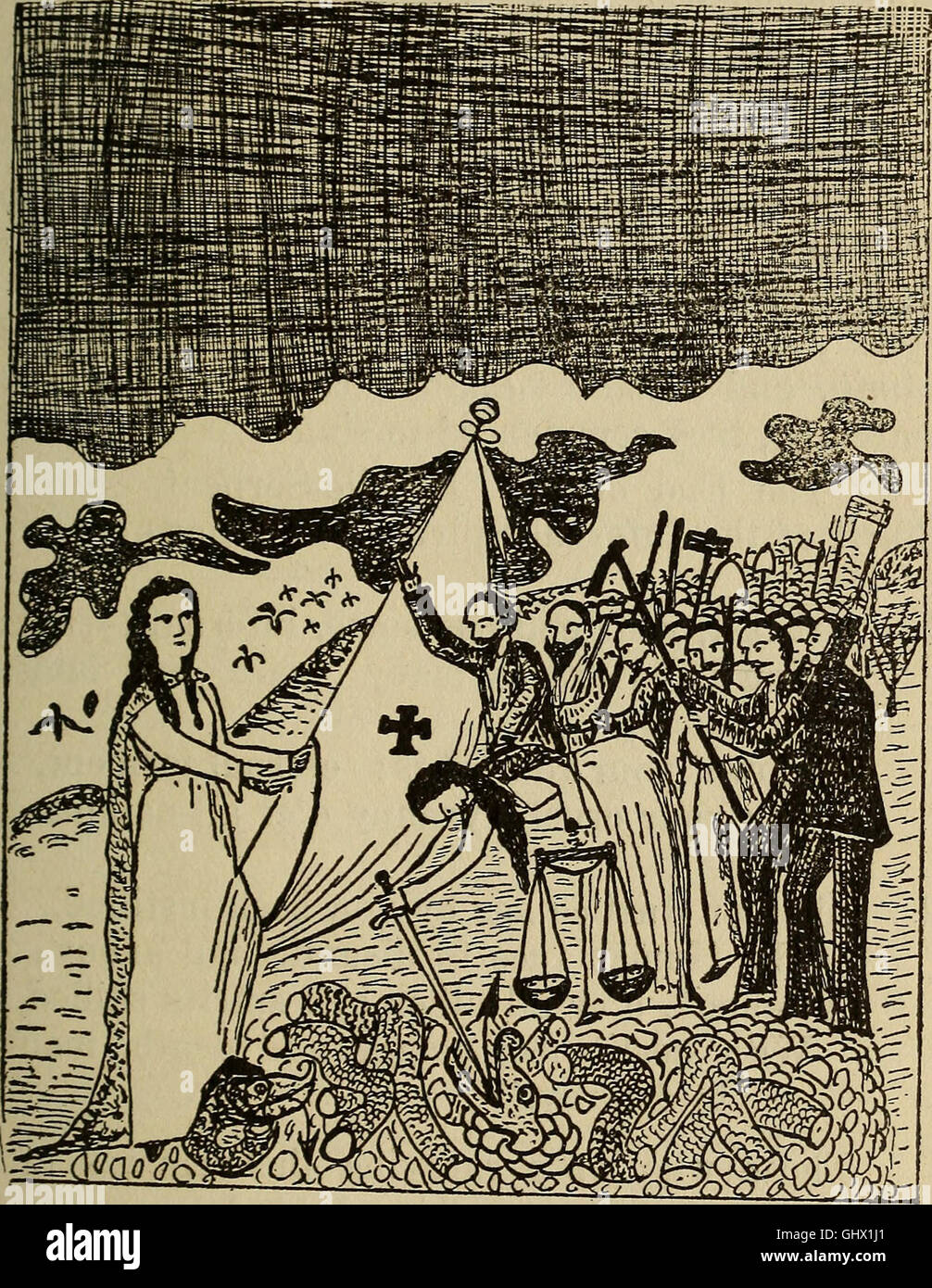 A philosophical work exploring humanity's four visions and their ...