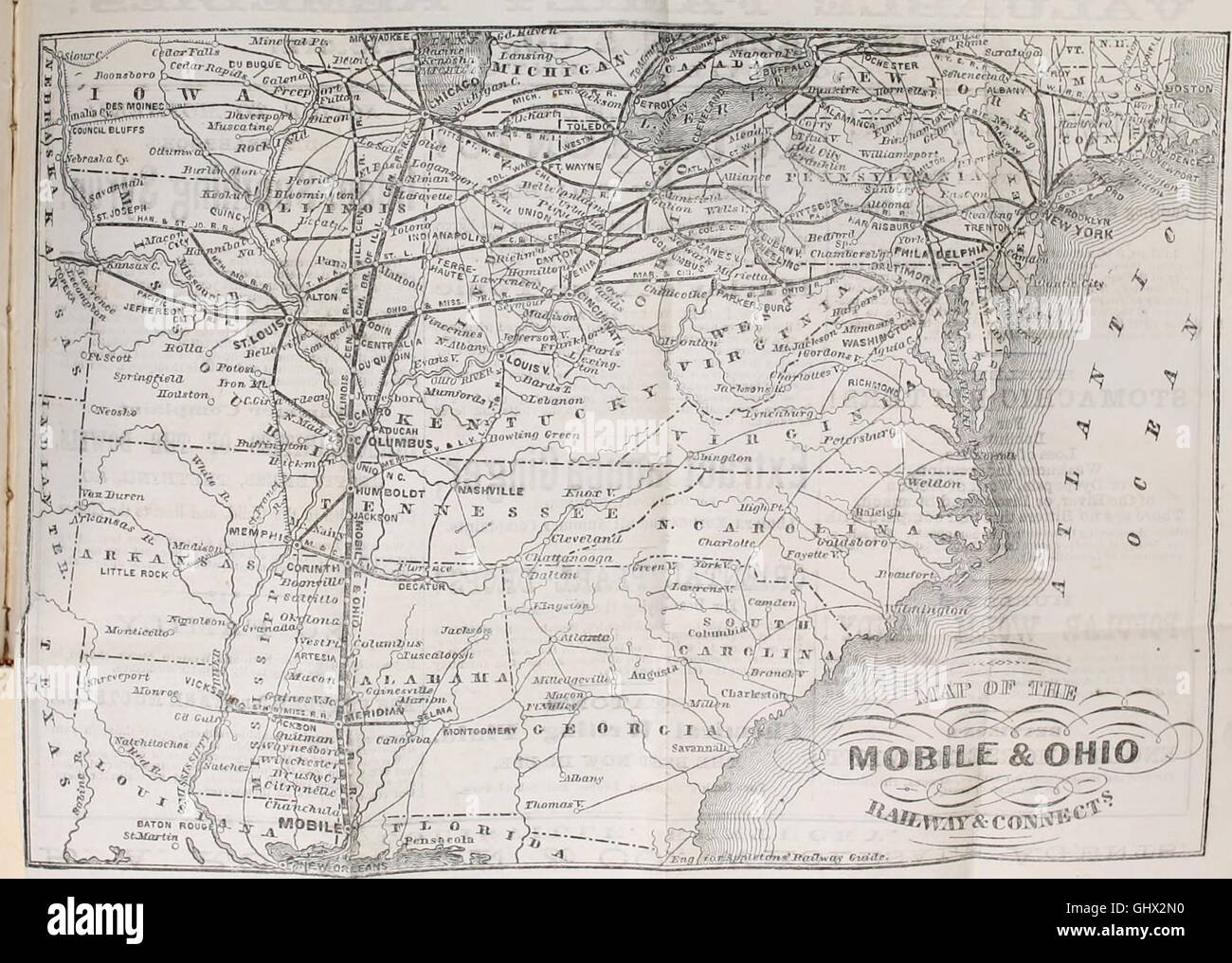 This 1867 guidebook offers comprehensive details on the railroad routes ...