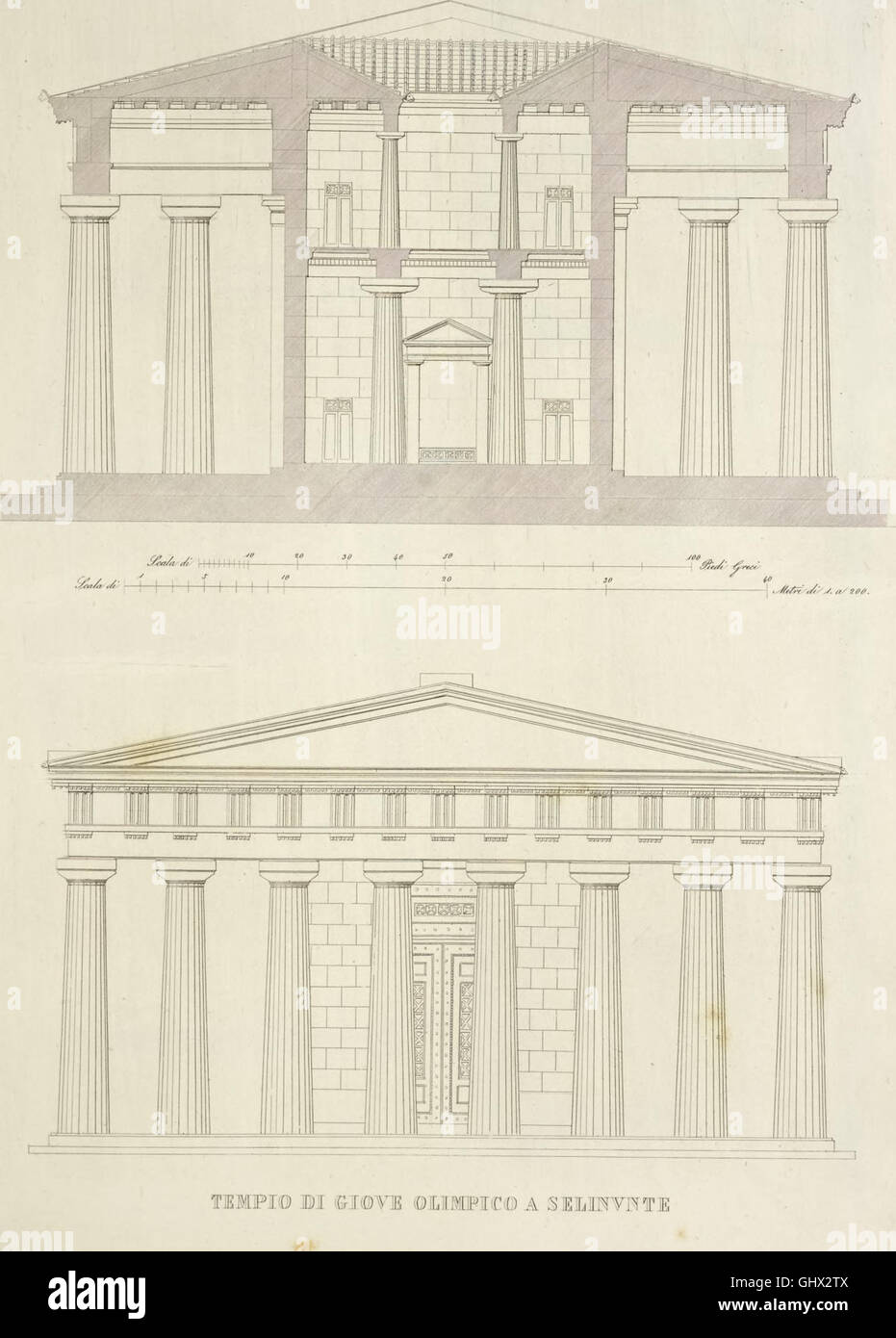 This work on ancient architecture is divided into three sections ...