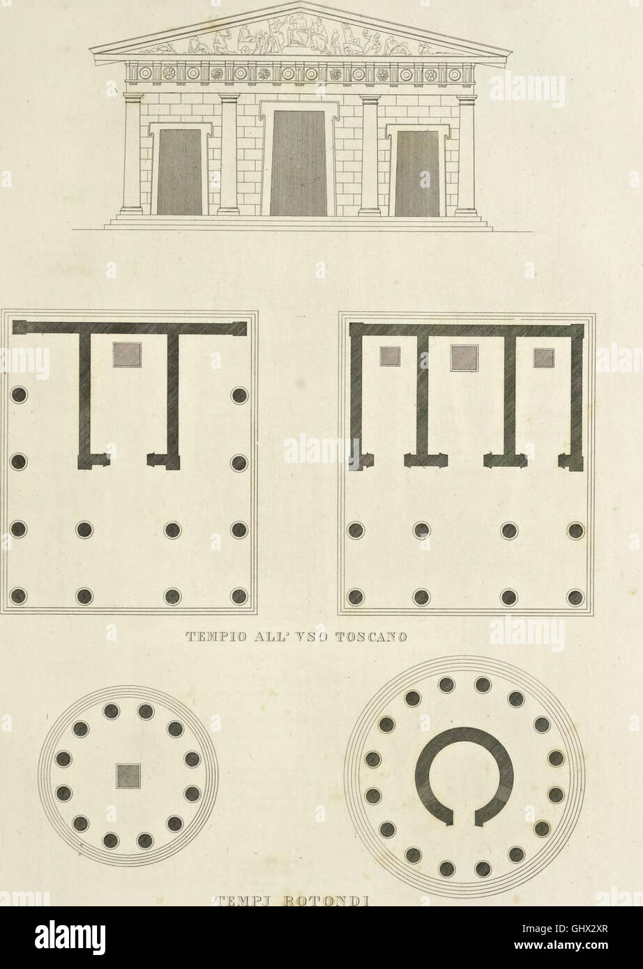 This 1830 work on ancient architecture examines Egyptian, Greek, and ...