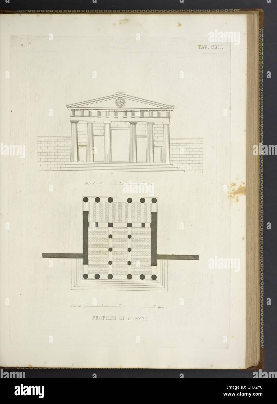 An 1830 work on ancient architecture, divided into three sections ...