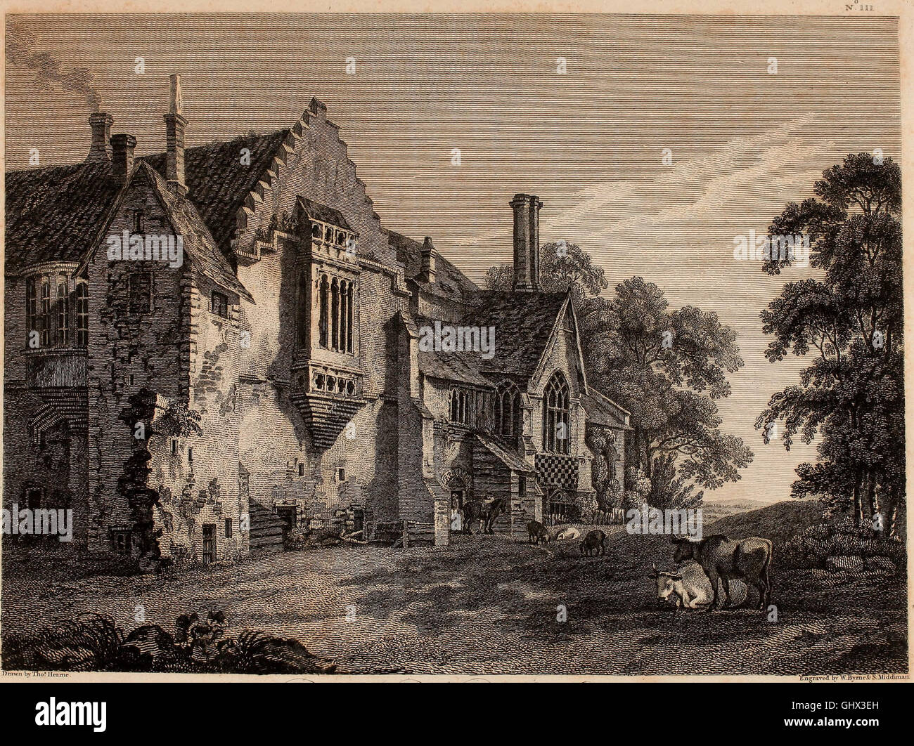 This 1807 work presents detailed illustrations of historical sites in ...