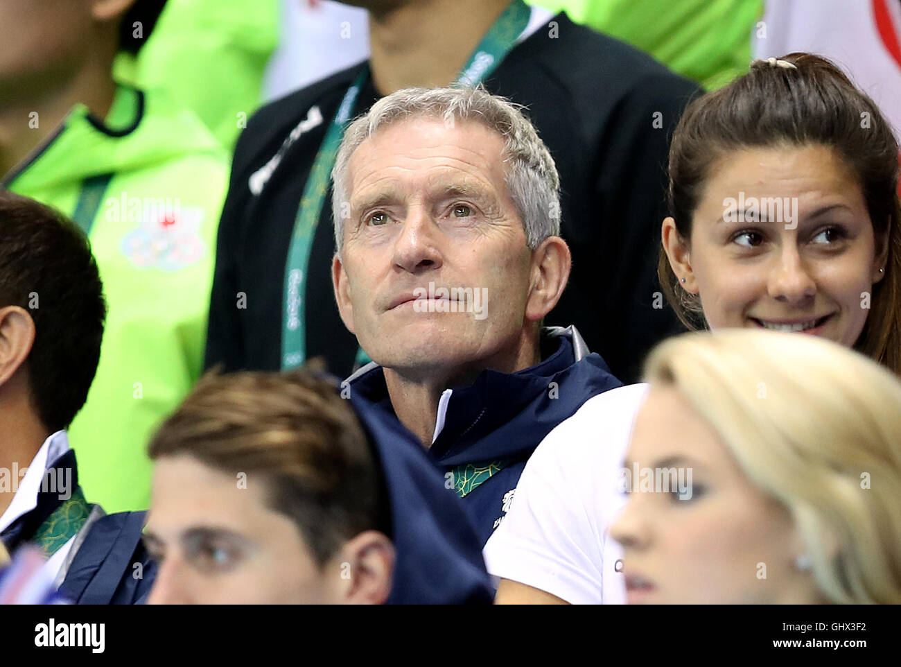 Head of British Swimming Bill Furniss in the stands at the Olympic ...