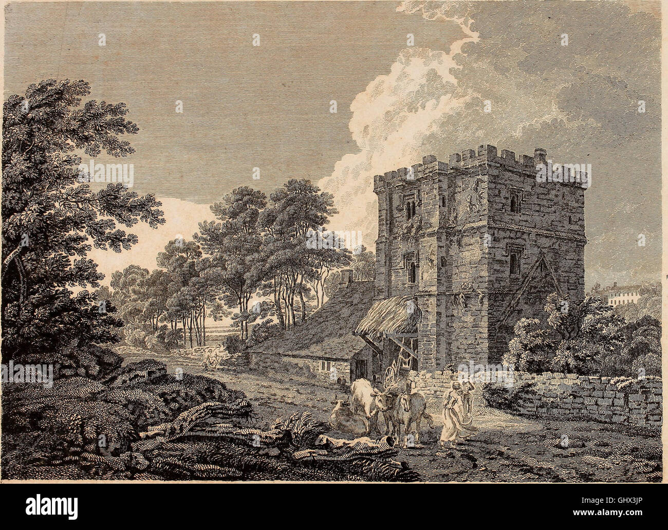 This 1807 work illustrates the ancient monuments of Great Britain ...