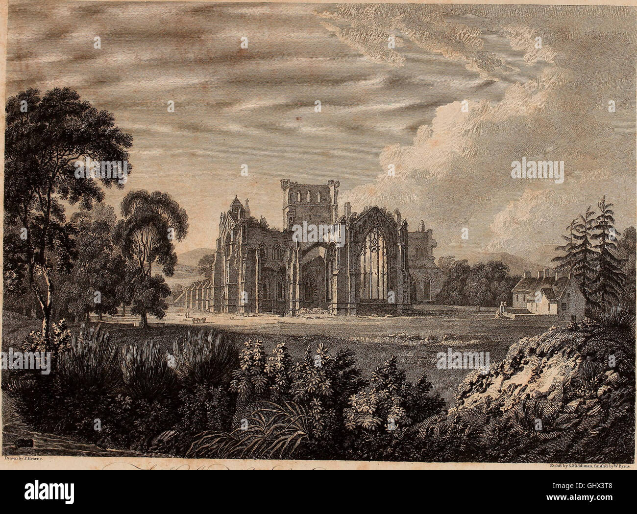 This 1807 work showcases the antiquities of Great Britain through ...