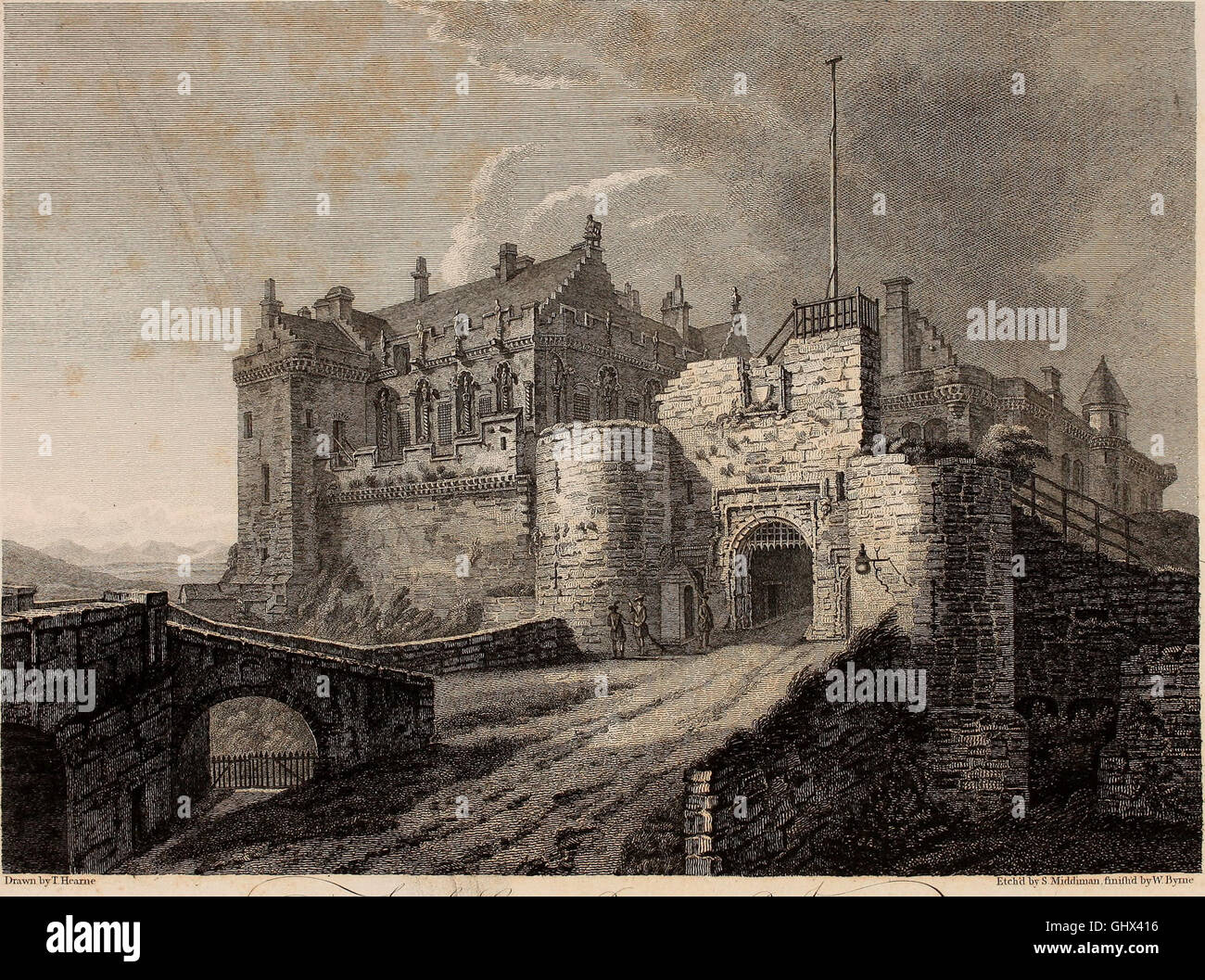 This 1807 work illustrates the ancient architecture of Great Britain ...