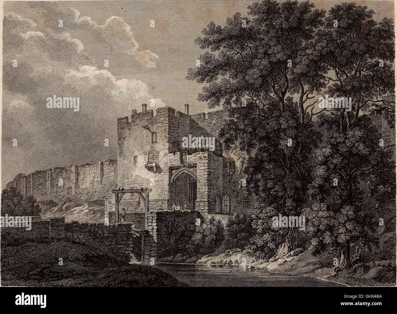 A 1807 publication that illustrates the remaining monasteries, castles ...