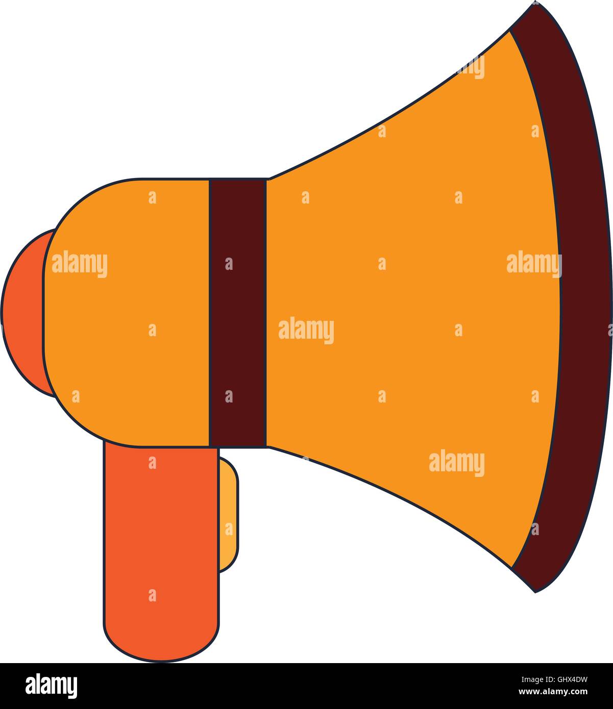 single megaphone icon Stock Vector Image & Art - Alamy
