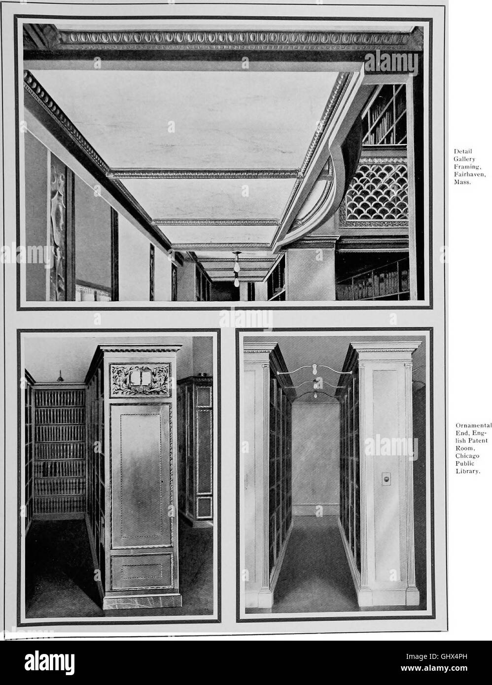 This text outlines the design and use of metallic book stacks, filing ...