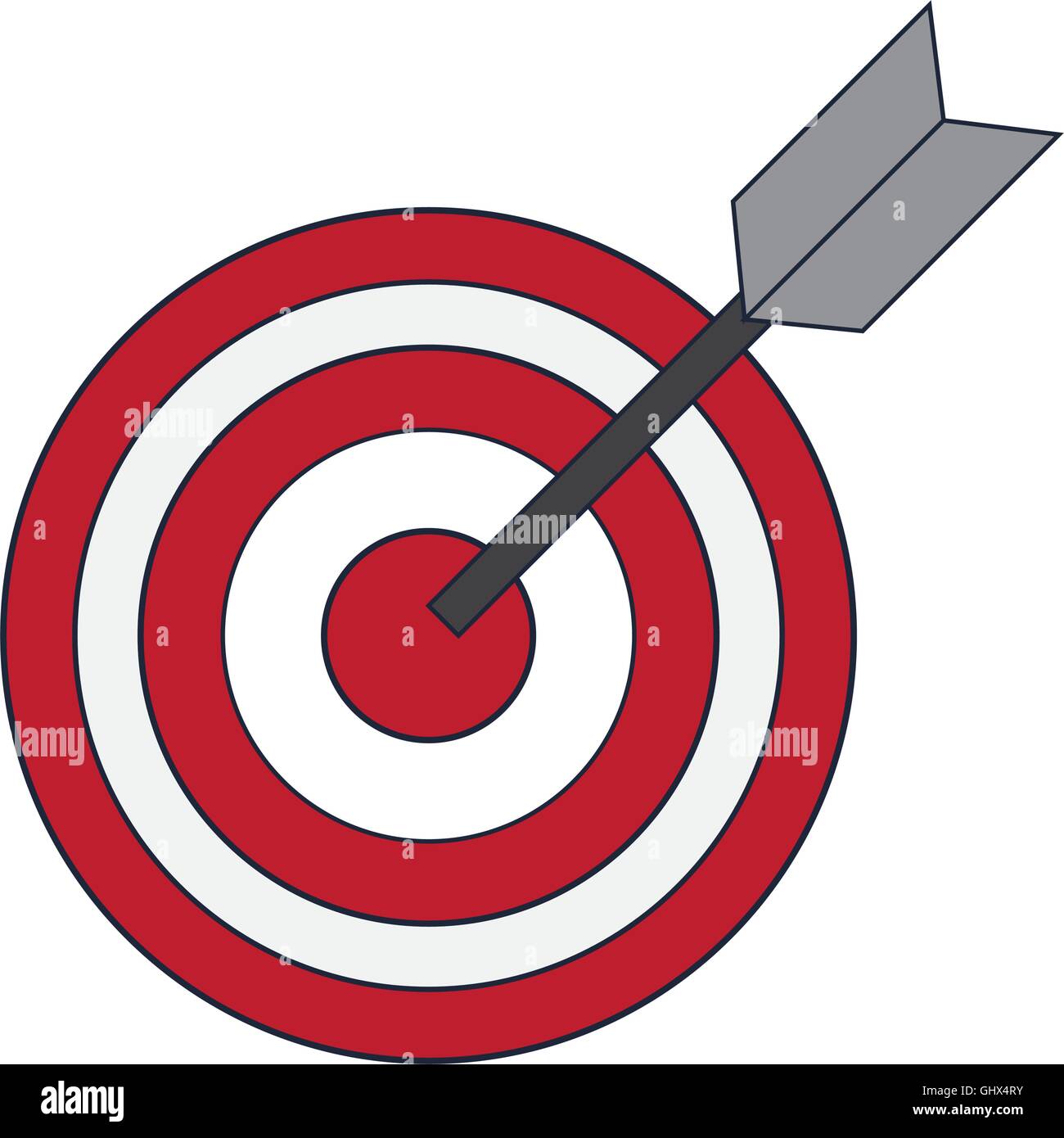 bullseye and arrow icon Stock Vector Image & Art - Alamy