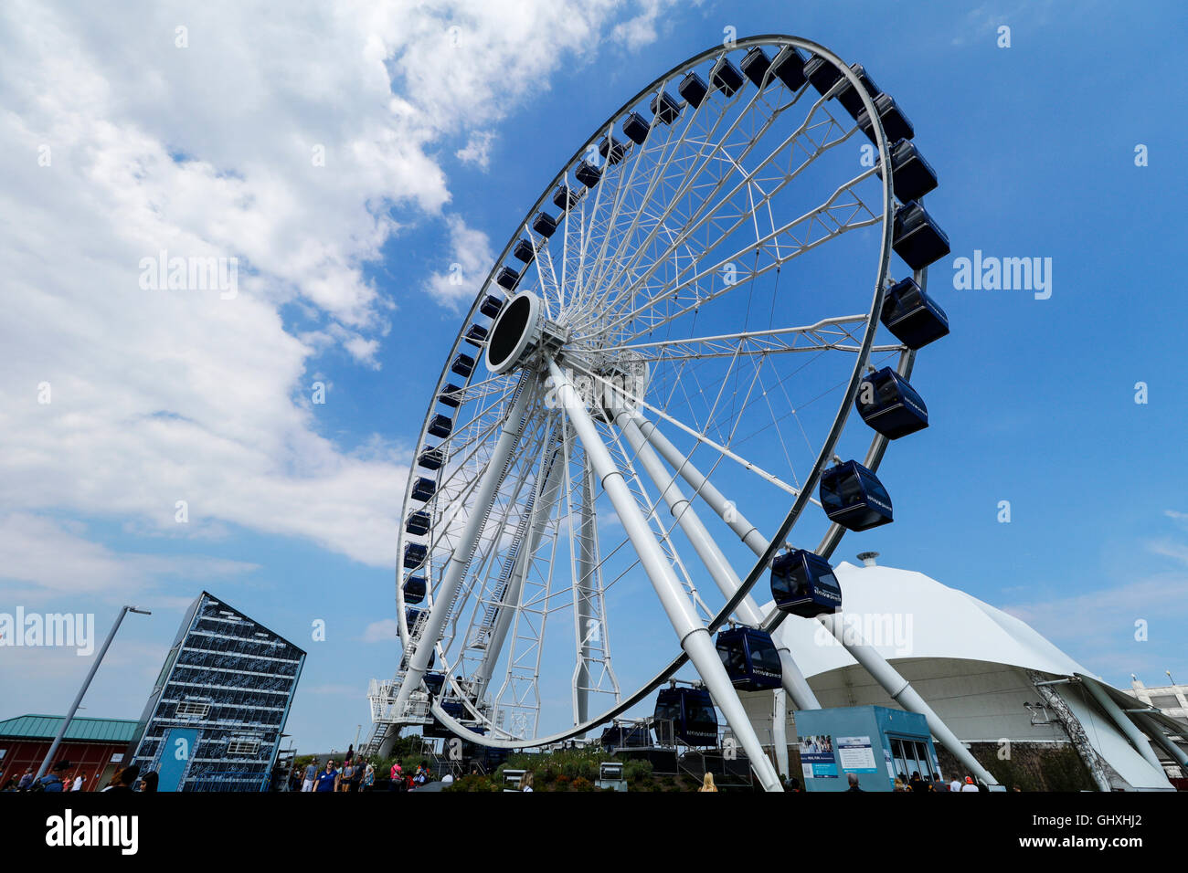 Centennial Ferris Wheel, Navy Pier, Chicago , Illinois. Opened May 2016 ...