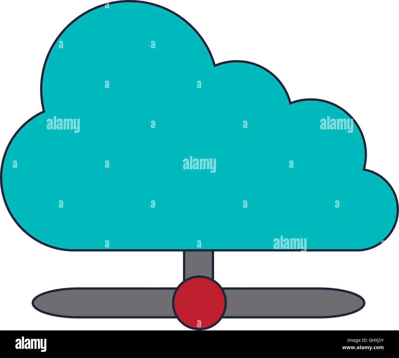 cloud storage icon Stock Vector Image & Art - Alamy