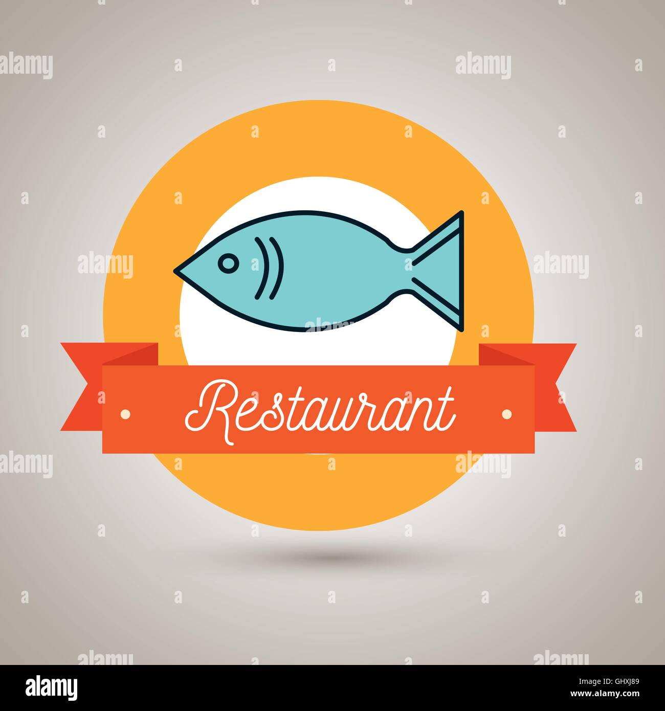 fish food restaurant icon Stock Vector Image & Art - Alamy
