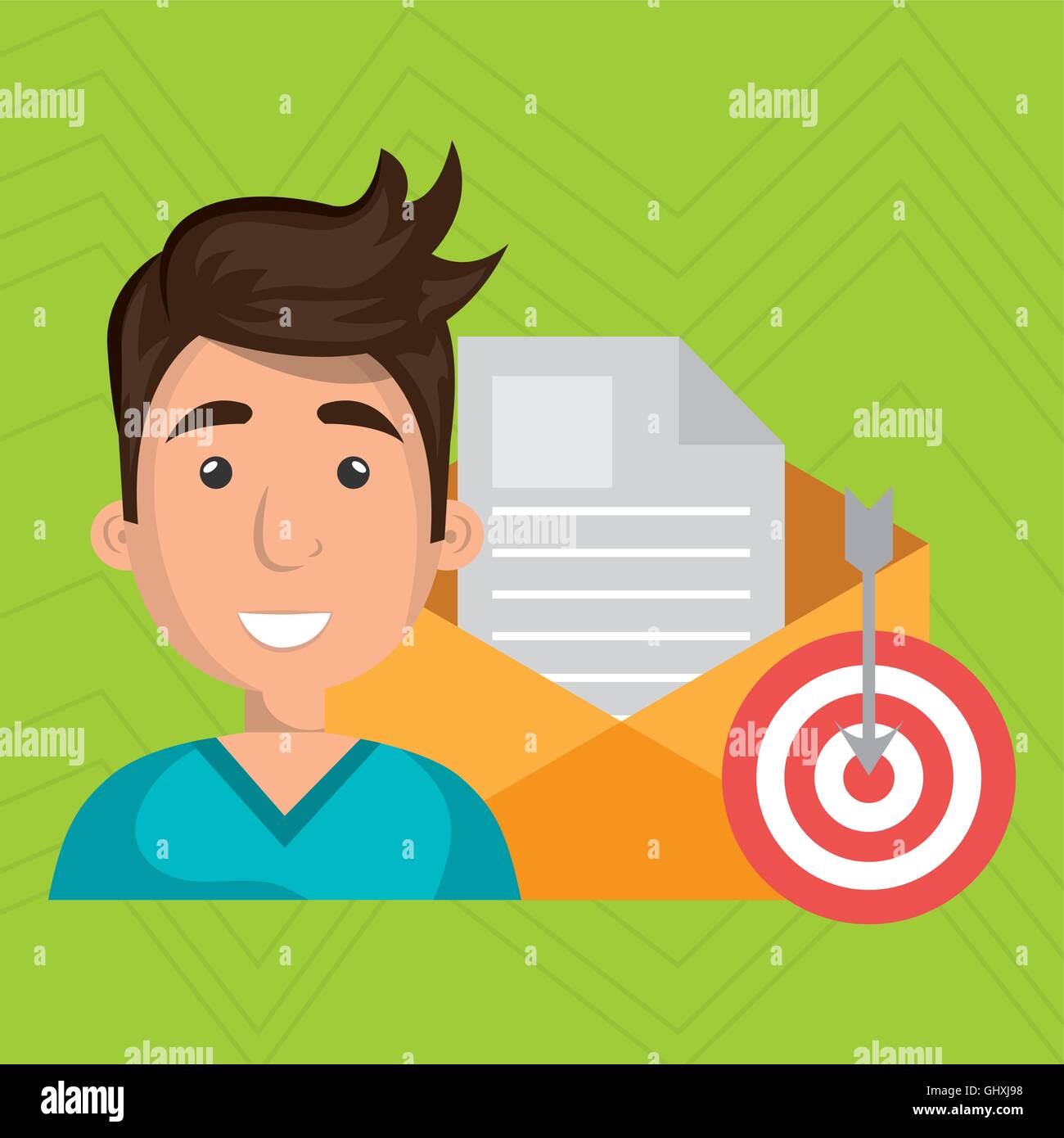 man message document icon Stock Vector Image & Art - Alamy