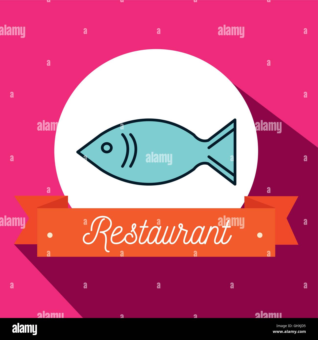 fish food restaurant icon Stock Vector Image & Art - Alamy